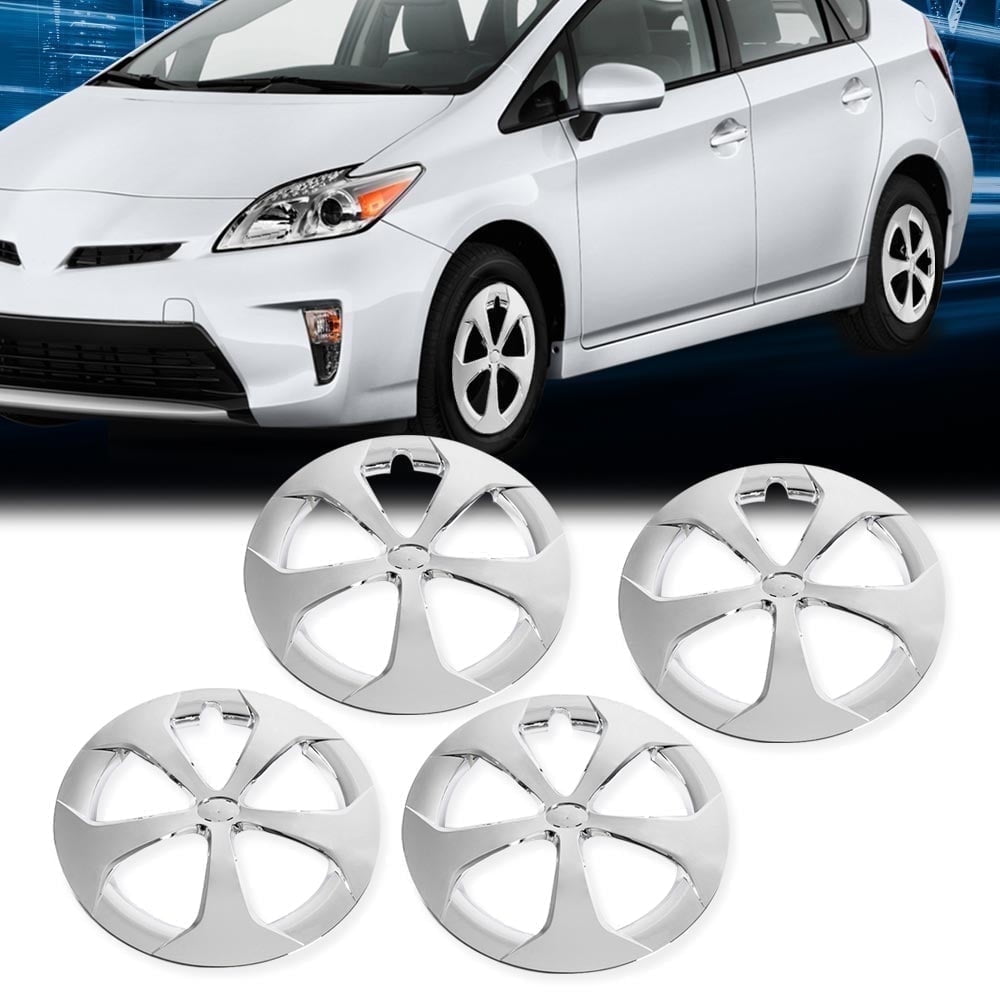 Gplus 15 inch Wheel Covers & Hub Caps Silver Fits 2010-2015 Toyota ...