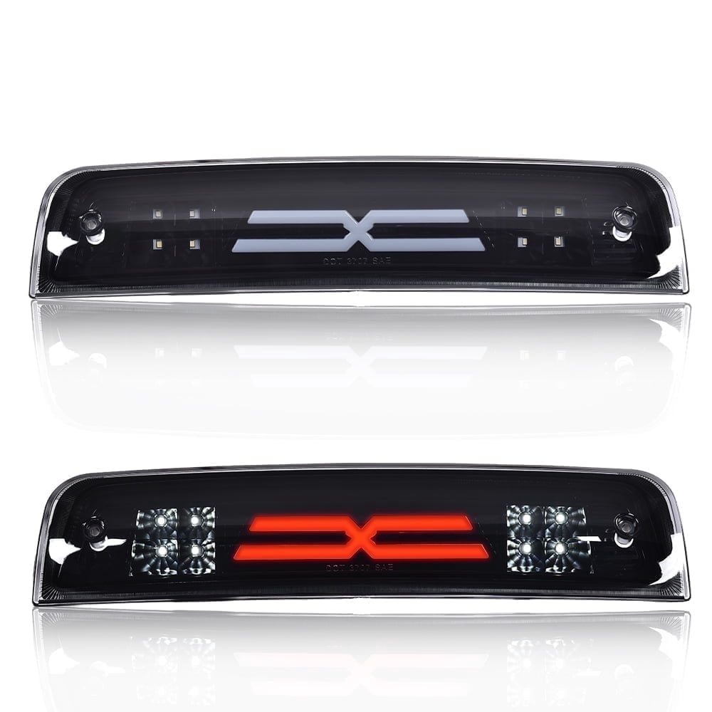 3D LED Bar Truck Third 3rd Tail X Brake Light Brake Lamp Fit for Dodge ...