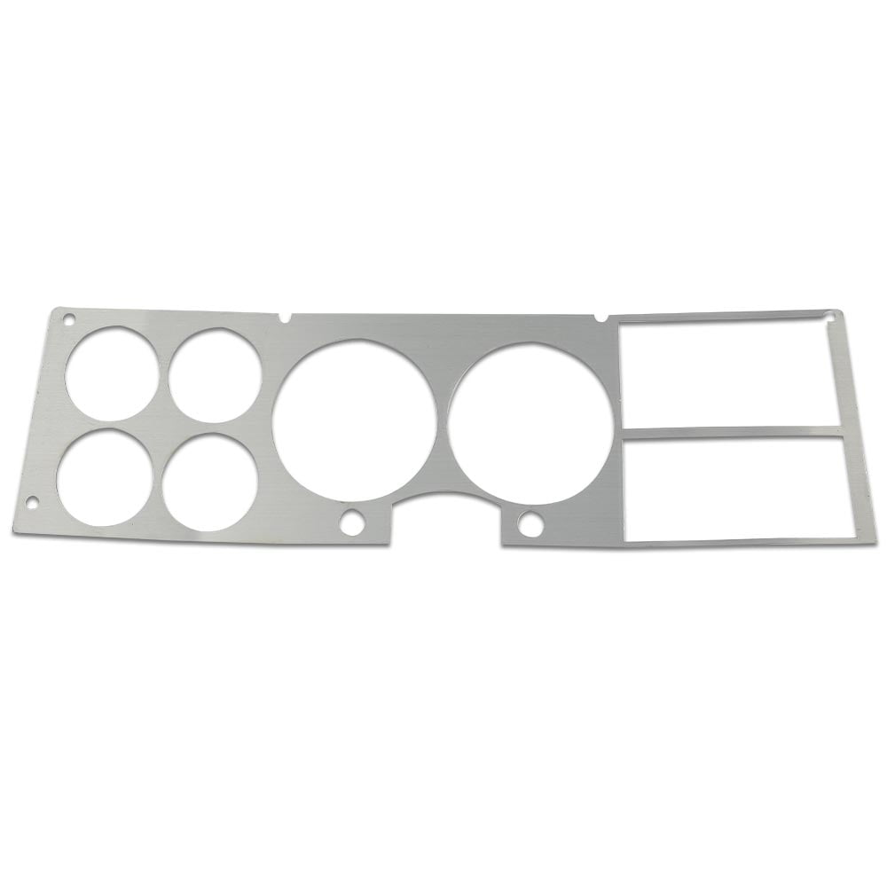 G-Plus Aluminum Dash Bezel Insert Fit for 1981-1987 Chevy/GMC Truck Blazer Suburban Silver ...