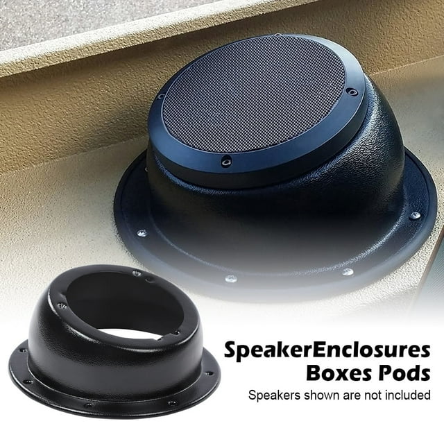 G-Plus Angled Speaker Enclosures Boxes Pods Mount Door Kick Panel Rear ...