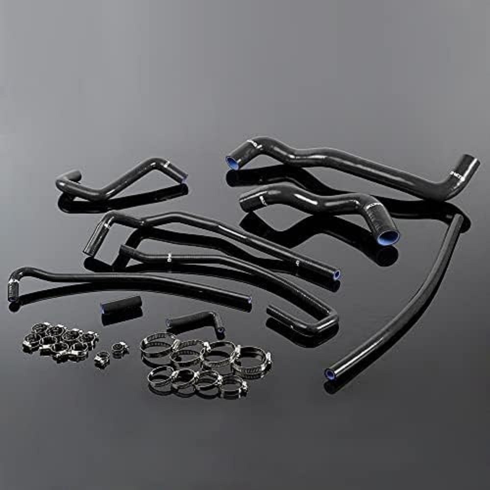 Coolant Silicone Radiator Black Hose Kit Fit for Chevy Corvette 5.7L ...