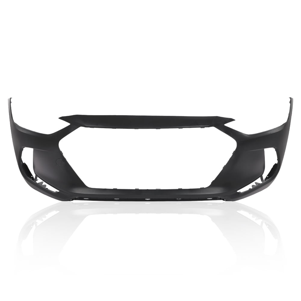 G-Plus Front Bumper Cover Fit for Hyundai Elantra Sedan 2017-2018 Black ...