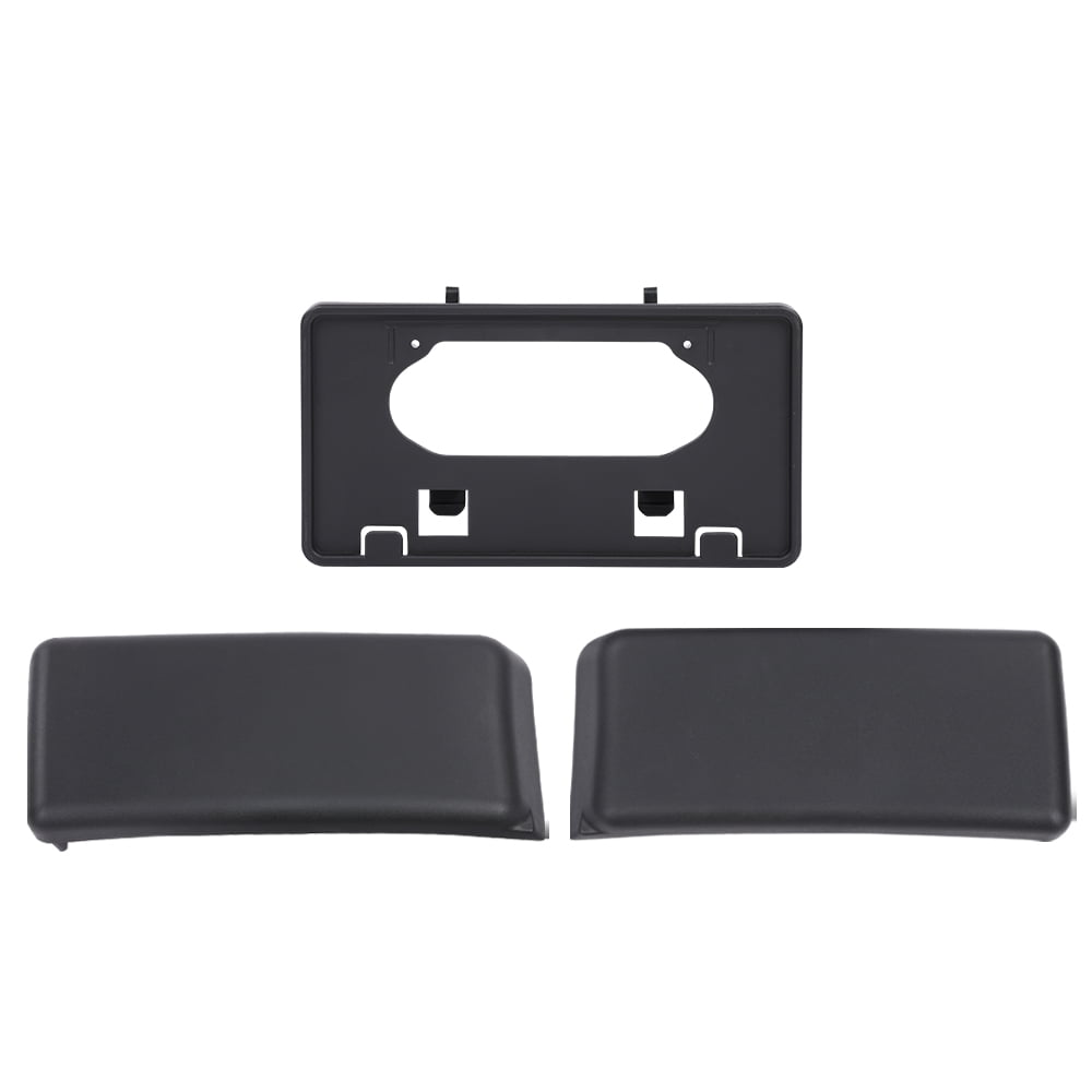 G-Plus Front Bumper Guards Pads & License Plate Frame Bracket Fit for ...