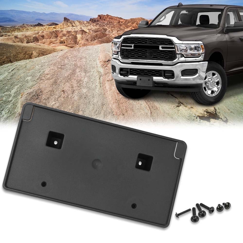Front License Plate Tag Bracket Holder w Screws Fit for Ram 2500 3500 ...