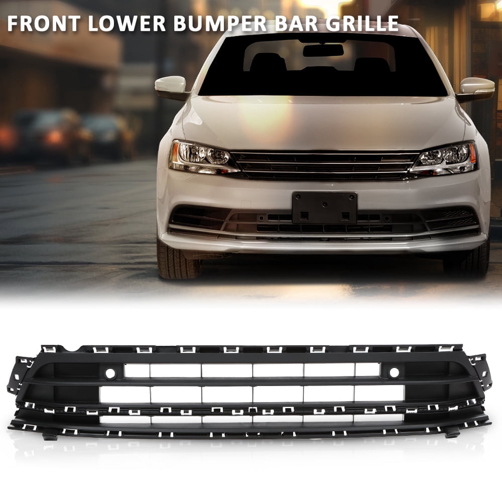 Front Lower Bumper Face Bar Grille Grill Fit for Volkswagen Jetta 2015 ...