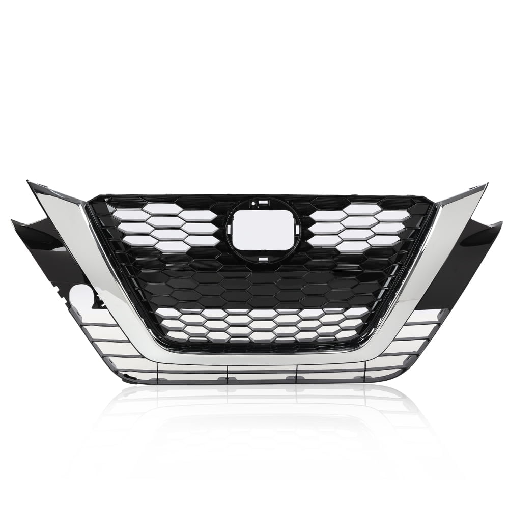 G-Plus Chrome Grill Assembly for 2019-2021 Nissan Altima, Front Upper ...