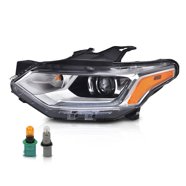 【Gloss Black 】For 2016-2019 Chevy Silverado 1500 HID/Xenon Headlights w ...