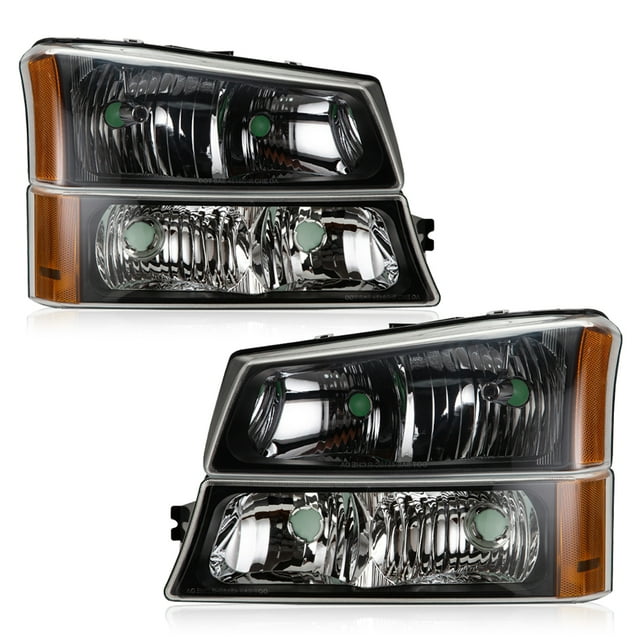 G-Plus Headlights Assembly Fit for 2003-2006 Chevy Avalanche 1500 2500 ...