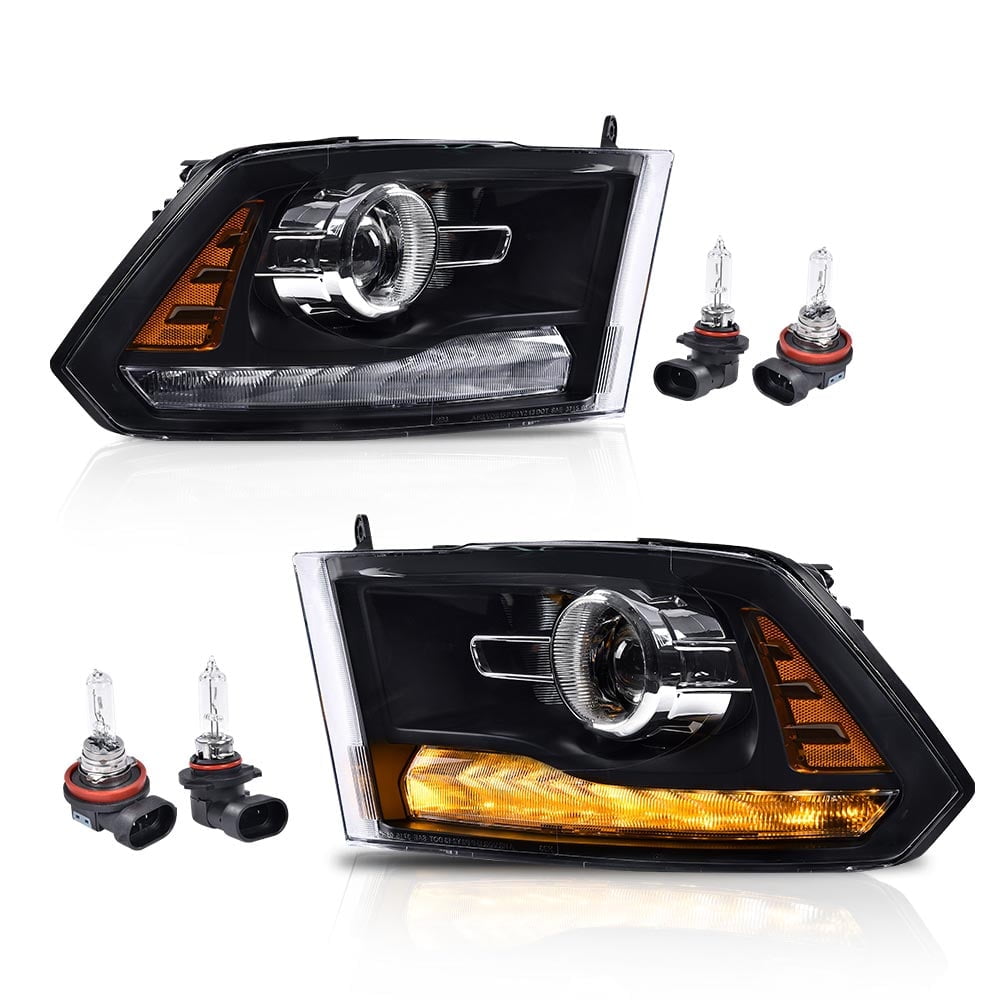 G-Plus LED Bar Plank Style Headlights Fit for Dodge Ram 1500 2500 3500 ...