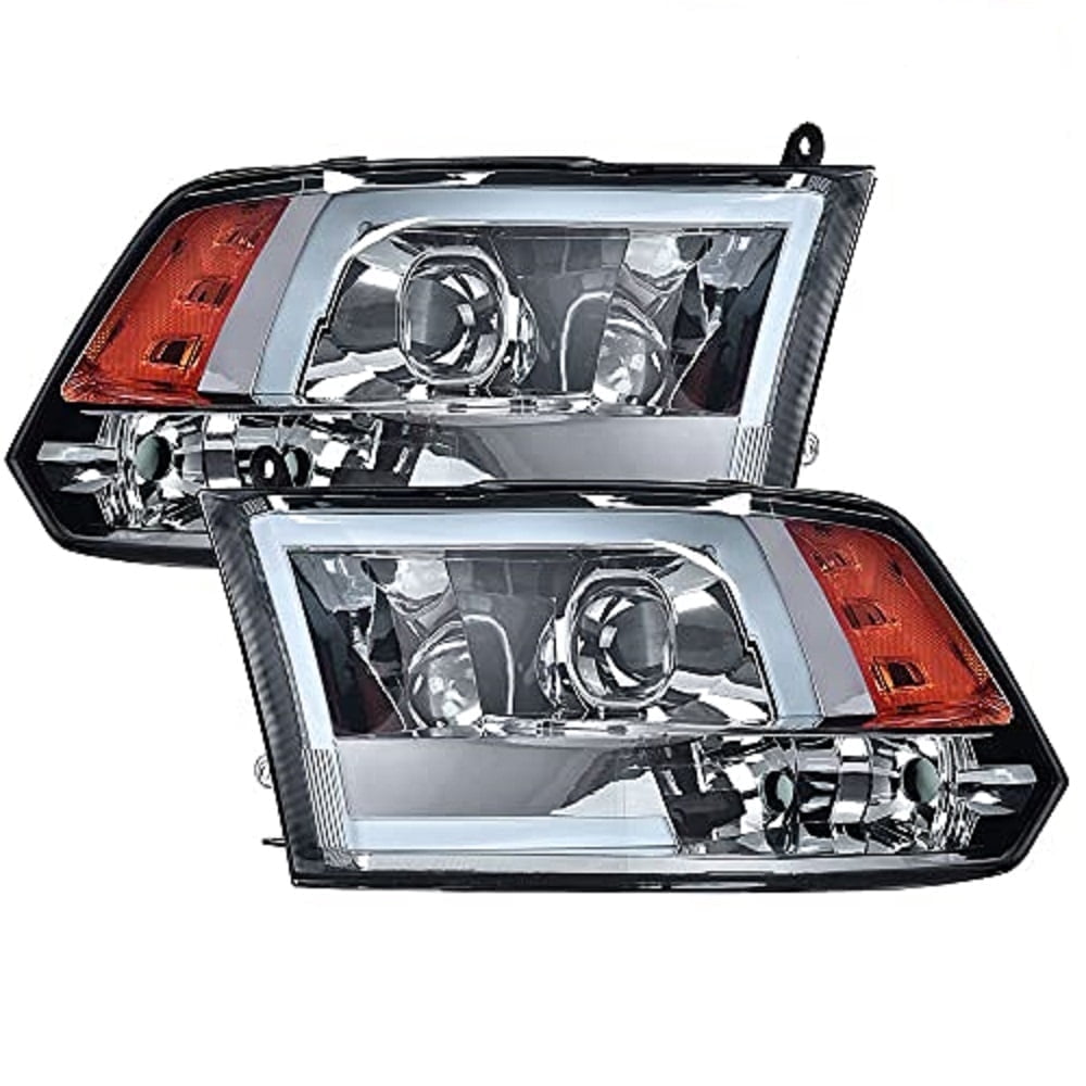 G-Plus LED DRL Headlights Fit for Dodge Ram 1500 2500 3500 2009-2012 ...