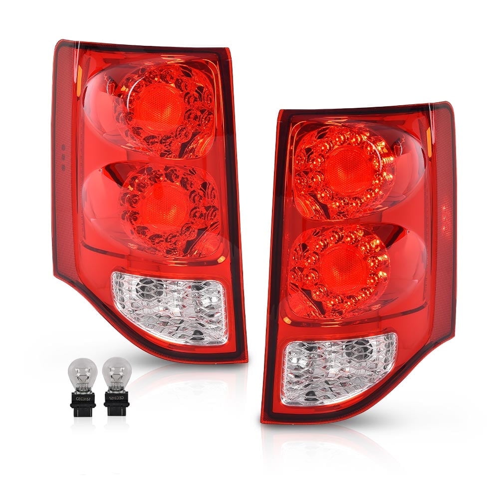 LED Tail Lights Brake Signal w/Bulbs Fit for Dodge Grand Caravan 2011 ...