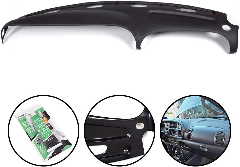G-Plus Molded Dash Pad Cover Dashboard Overlay Cap Fit for Dodge Ram ...