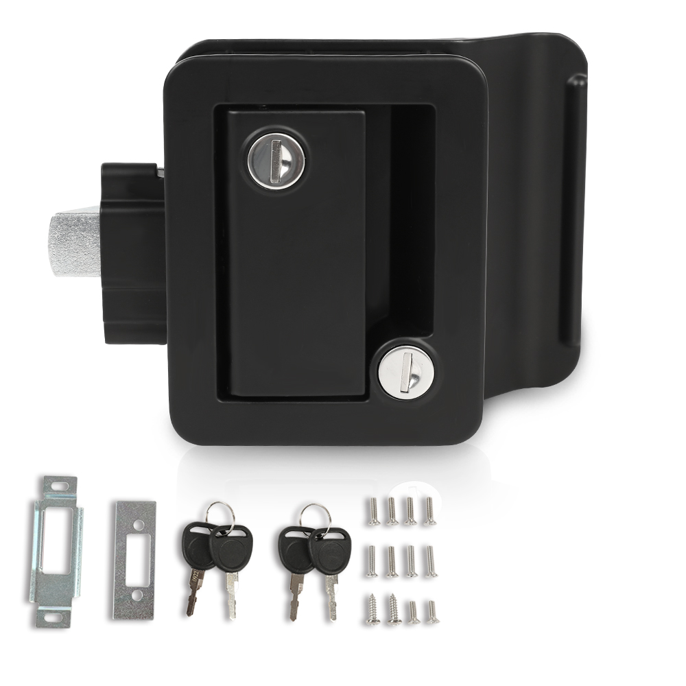 Tall Square Pocket Door Lock, Passage (Hall/Closet) Latch, Satin Nickel ...