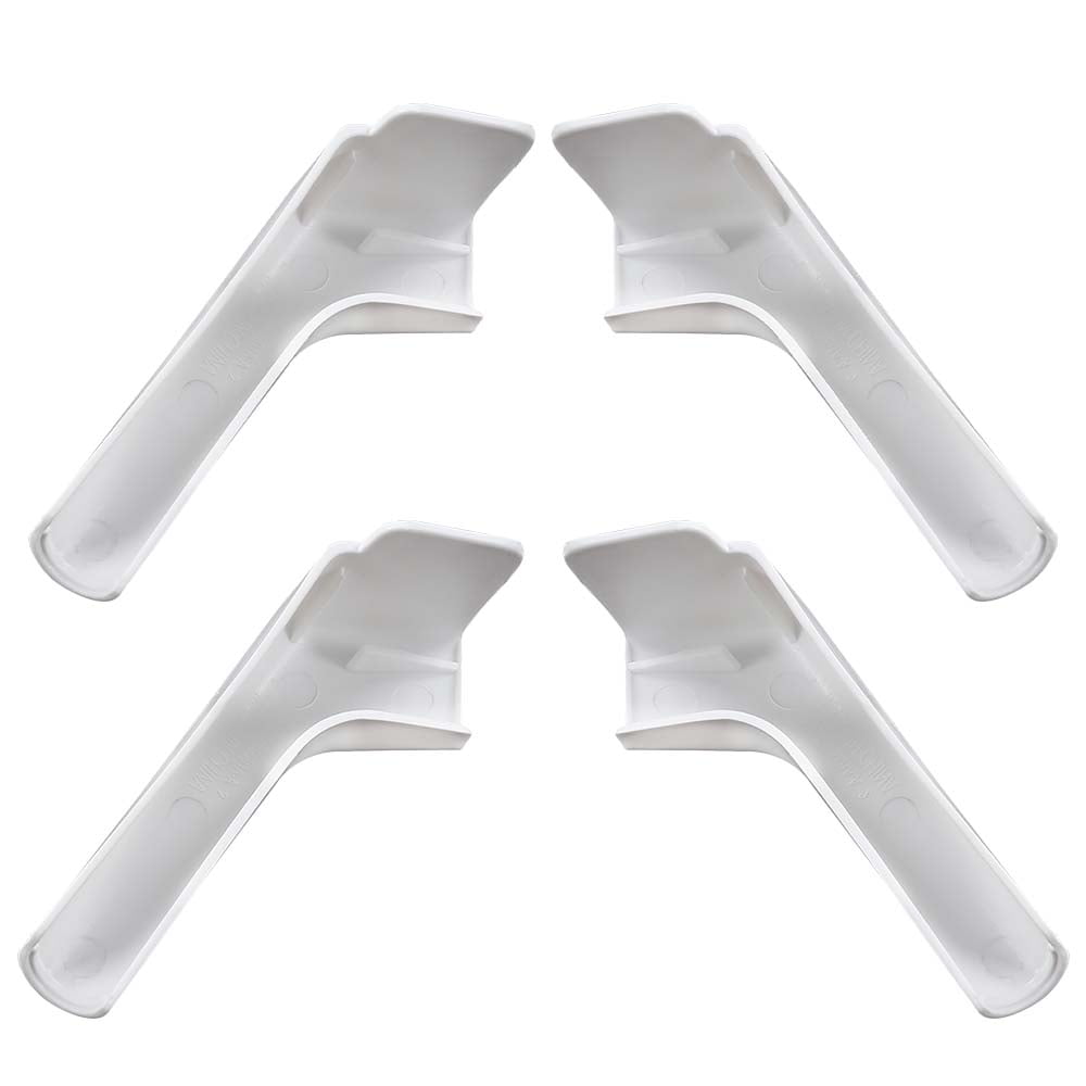 G-Plus RV Rain Gutter Spout Long Version White Gutter Spout 3 1/2" Long ...