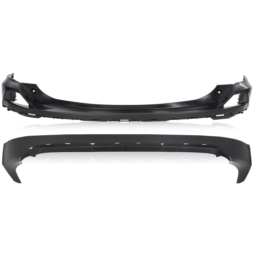 Rear Upper and Lower Bumper Covers Fit for Toyota RAV4 2016-2018 Black ...