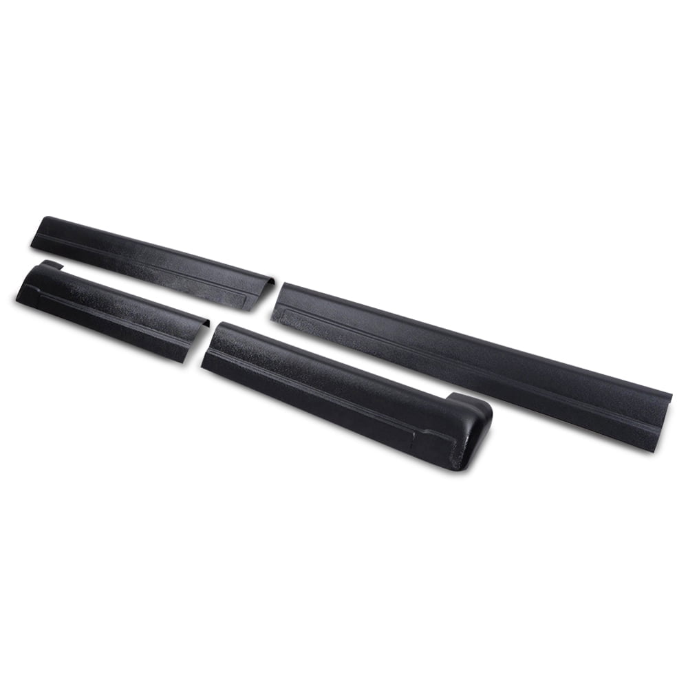 4PCS Rocker Panel Guard, Matte Black, for Silverado GMC Sierra Extended ...