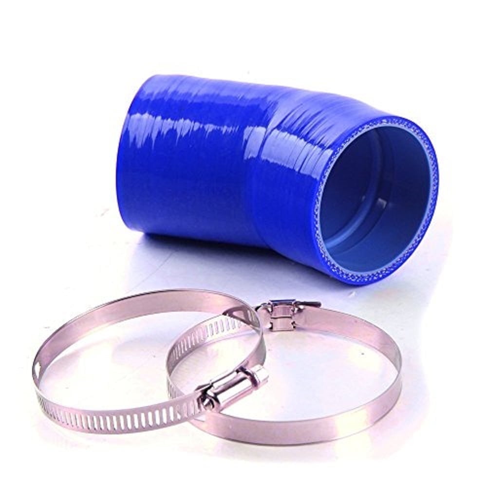 Silicone Intercooler Inlet Intake Hose Piping Kit Clamps Fit for Ford ...