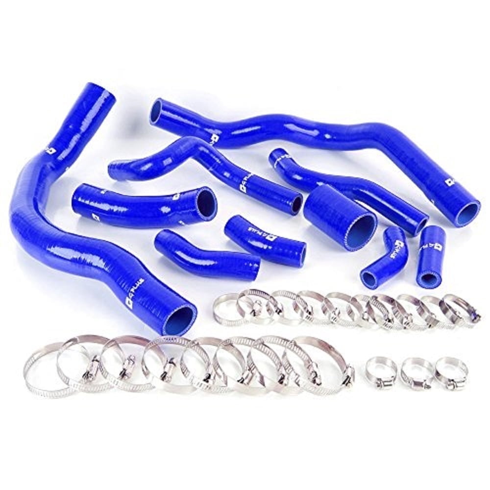 Silicone Radiator Coolant Pipe Hose Kit Clamps Fit for BMW Mini Cooper ...