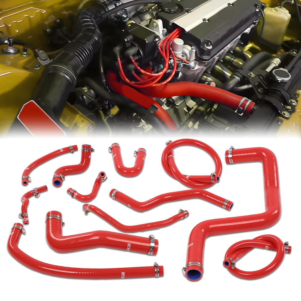 G-Plus Silicone Radiator Hose Kit Fit for 1994-2001 Honda/Acura Integra DC4 DB7 RS LS GS SE with ...