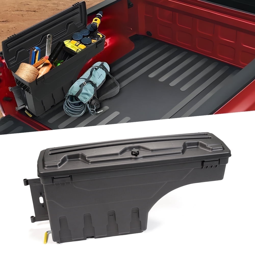 G-Plus Truck Bed Storage Box Tool Box Fit for 2002-2018 Dodge Ram 1500 ...