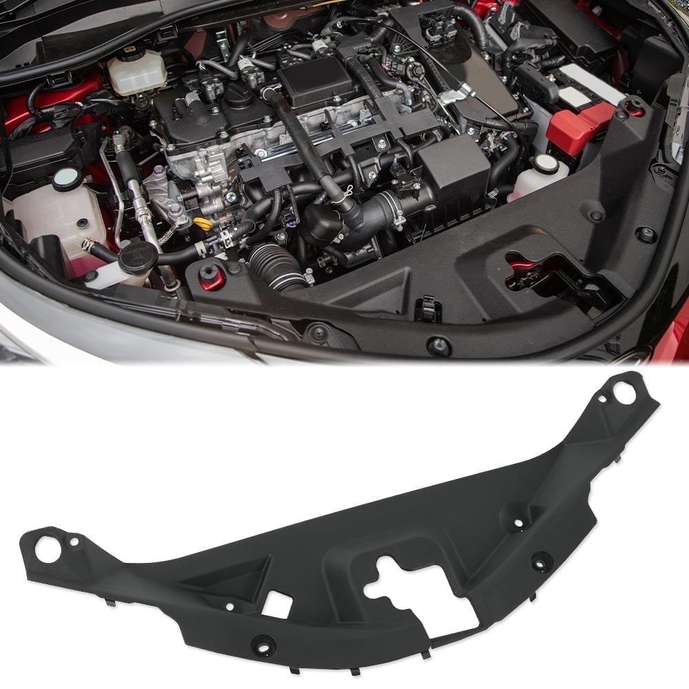 G-Plus Upper Radiator Support Cover Fit for 2018-2019 Toyota CHR Black ...