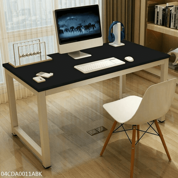G-Plus Wood Computer Desk Office Table Modern PC Laptop Notebook Study ...