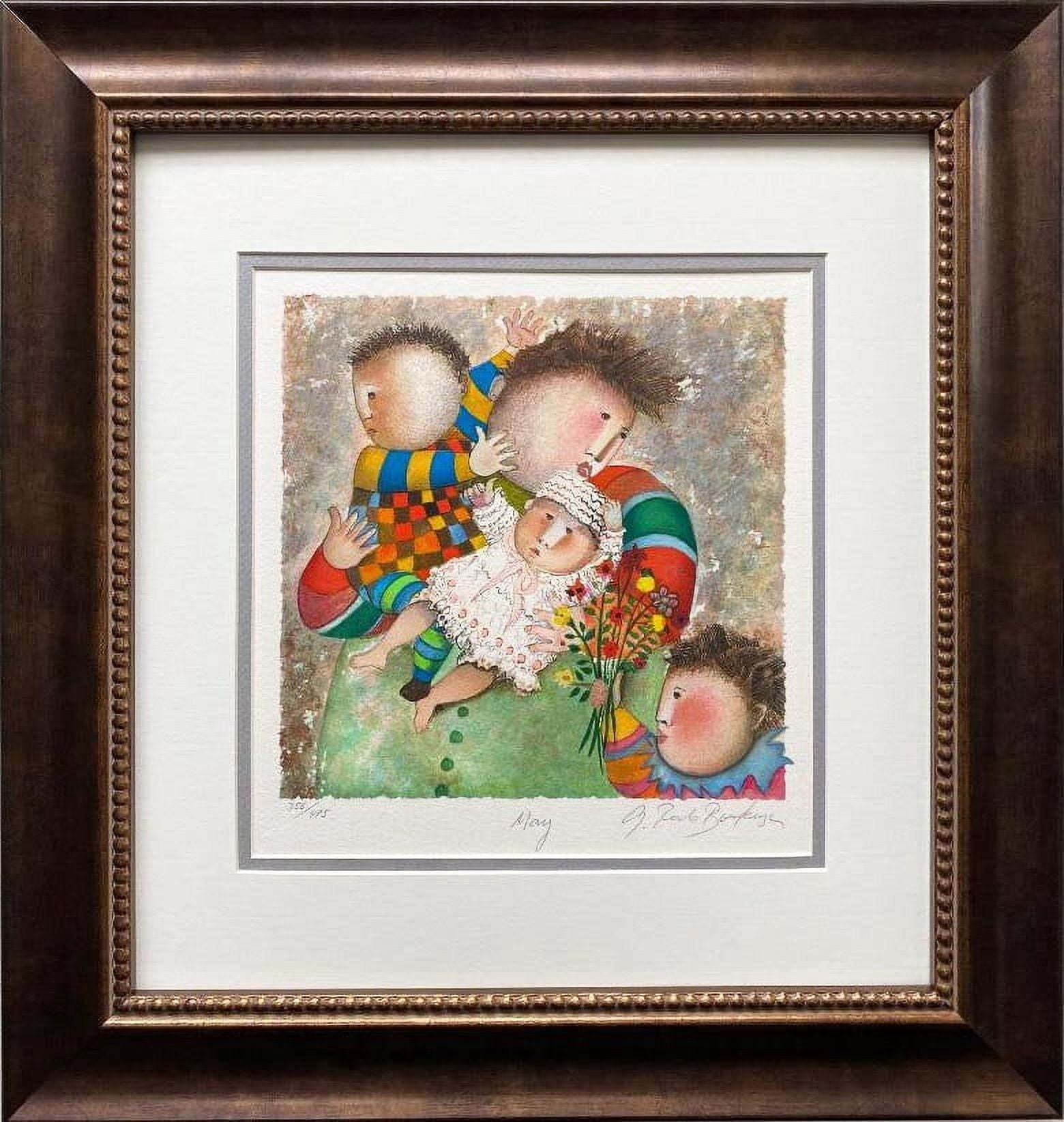 G.R. Boulanger "May" Signed & # FRAMED ART Millennium Calendar Suite ...