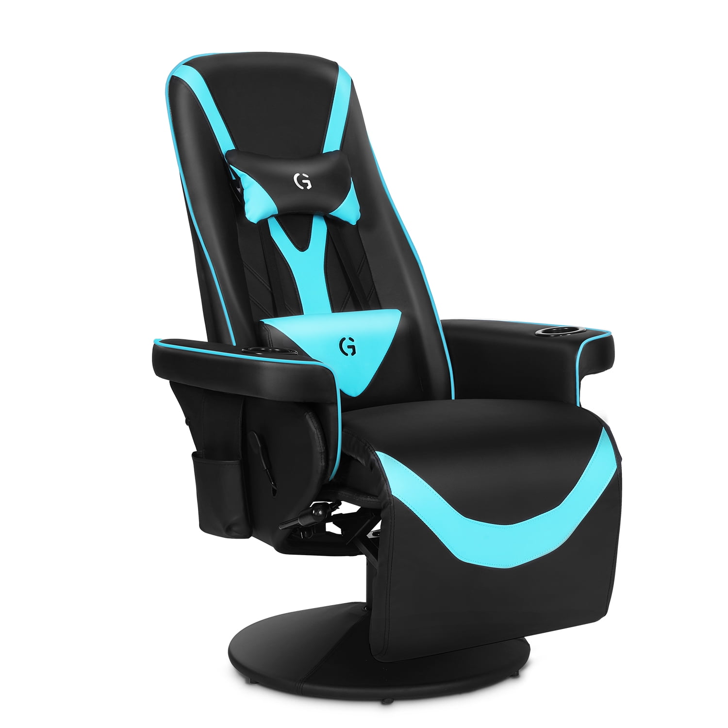 G-ROCKER Queen Throne Video Gaming Chair Ergonomic Recliner Racing ...