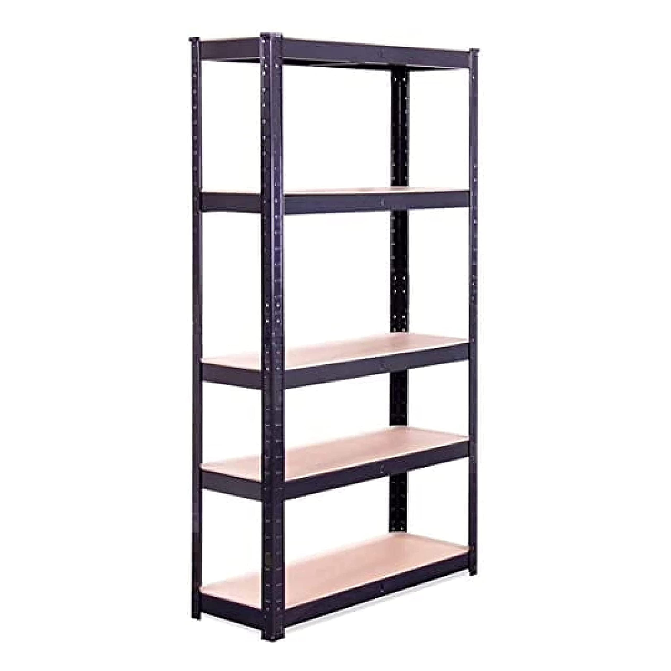 G-Rack - Black 5 Tier Shelf - 2000LB Capacity Garage Shed Storage ...