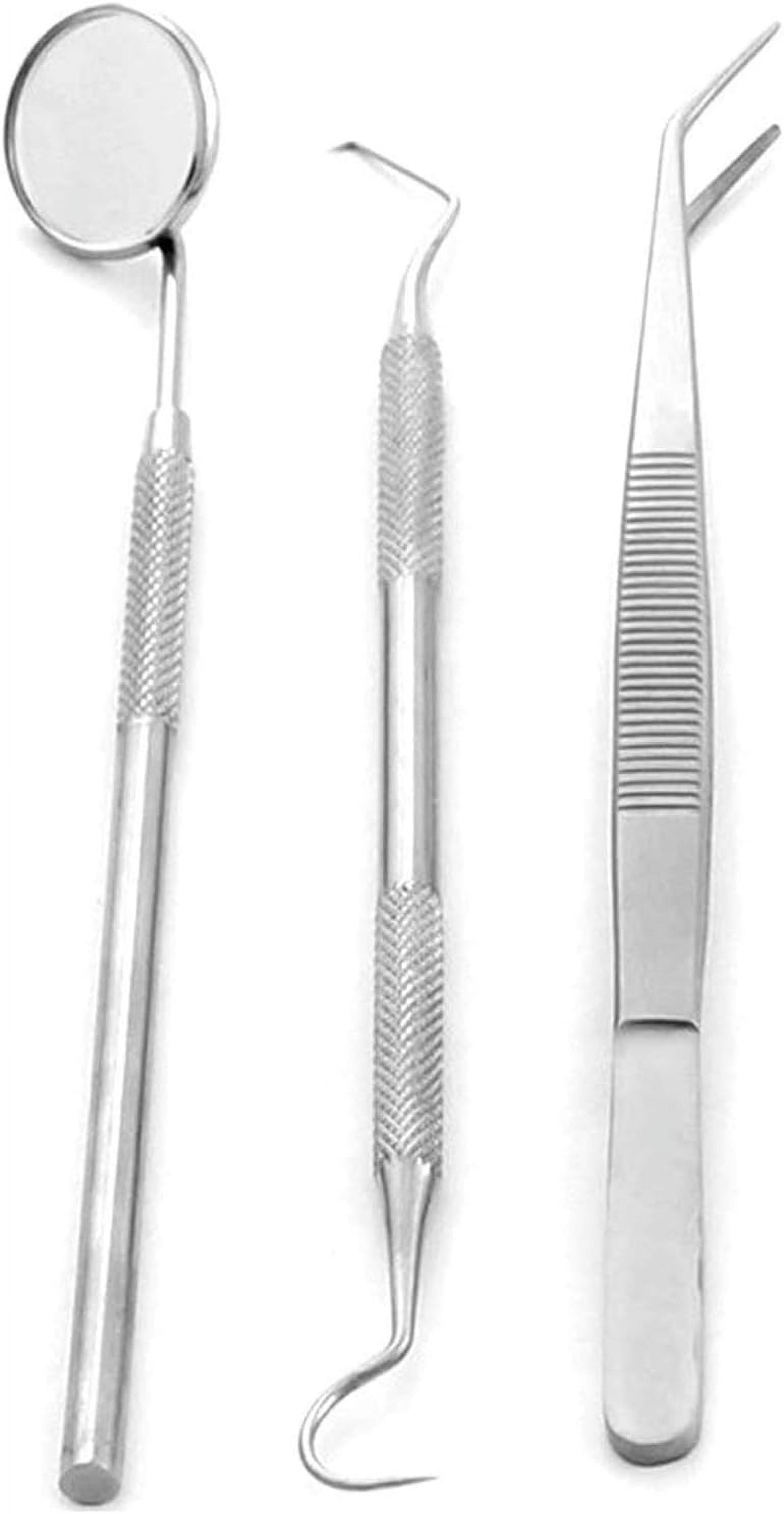 G.S Clinical Student Examination EXAM KIT Dental Mouth Mirror Tweezers ...