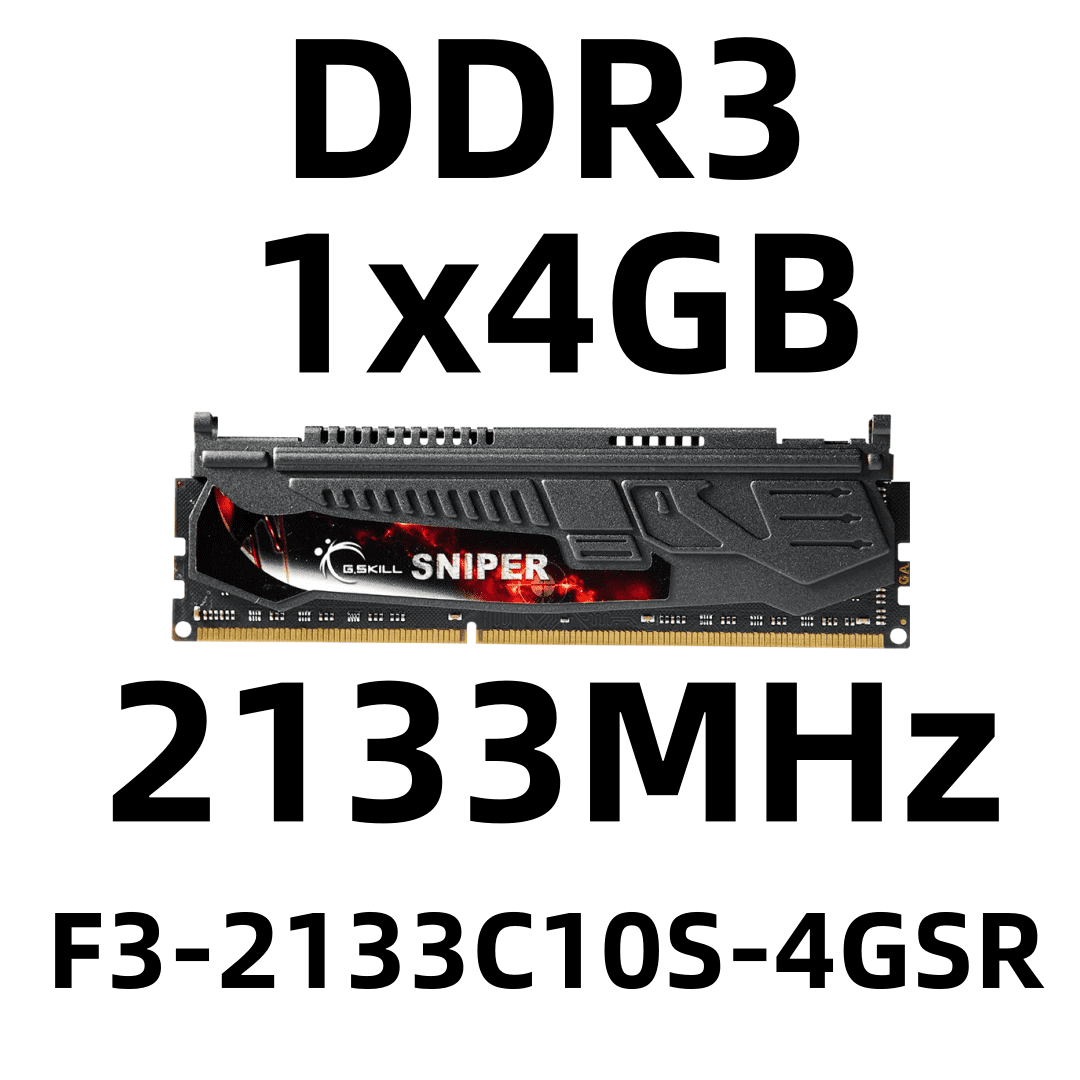 G.SKILL RAM SNIPER DDR3 2133 MHz 4 GB Desktop Memory DIMM for PC, 1x4 ...