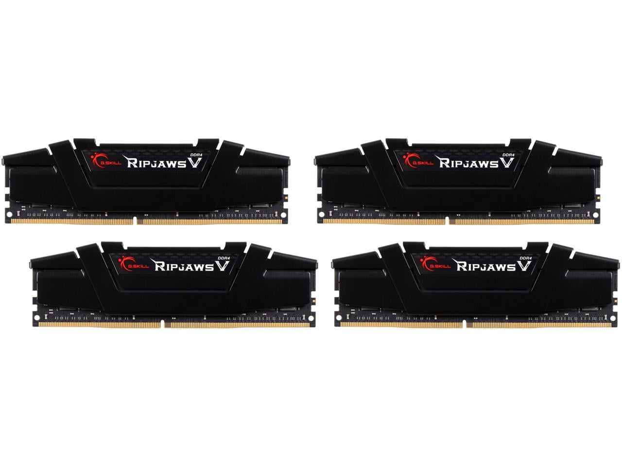 G.SKILL Ripjaws V Series 64GB (4 x 16GB) DDR4 3200 Gaming PC RAM, 288 ...