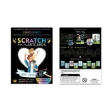 G Scratch Paper Art Set For Kids With 9 Black Scratch Papers And Wooden ...