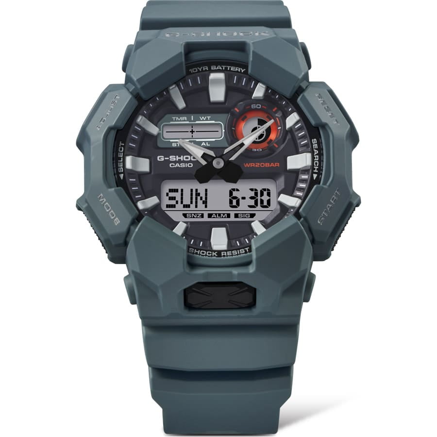 G-Shock GA-010-2ACR Rugged Ana-Digi 10 Year Battery Green - Walmart.com