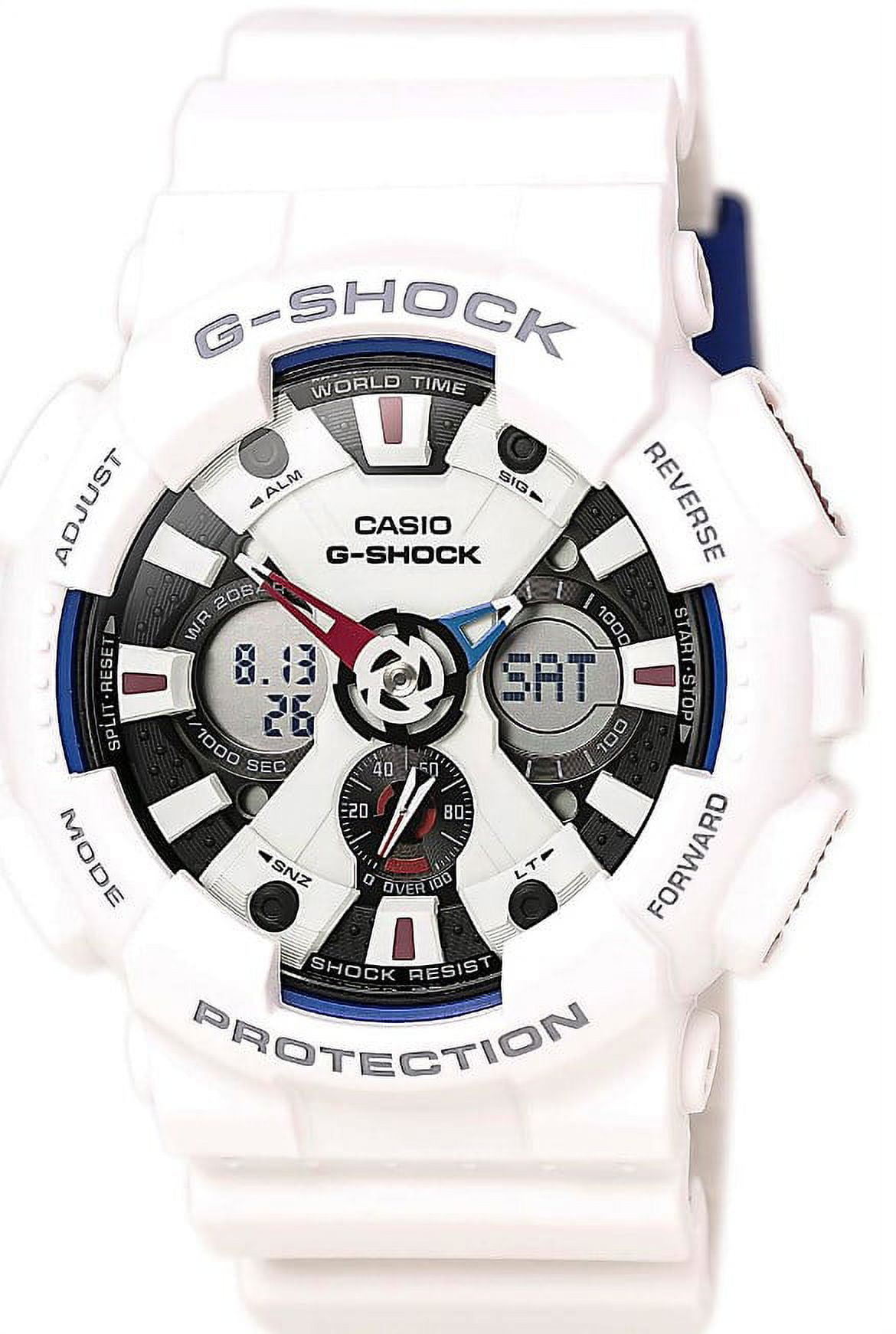 G-Shock World Time Ana-Digi Mens Watch GA120TR-7ACR - Walmart.com