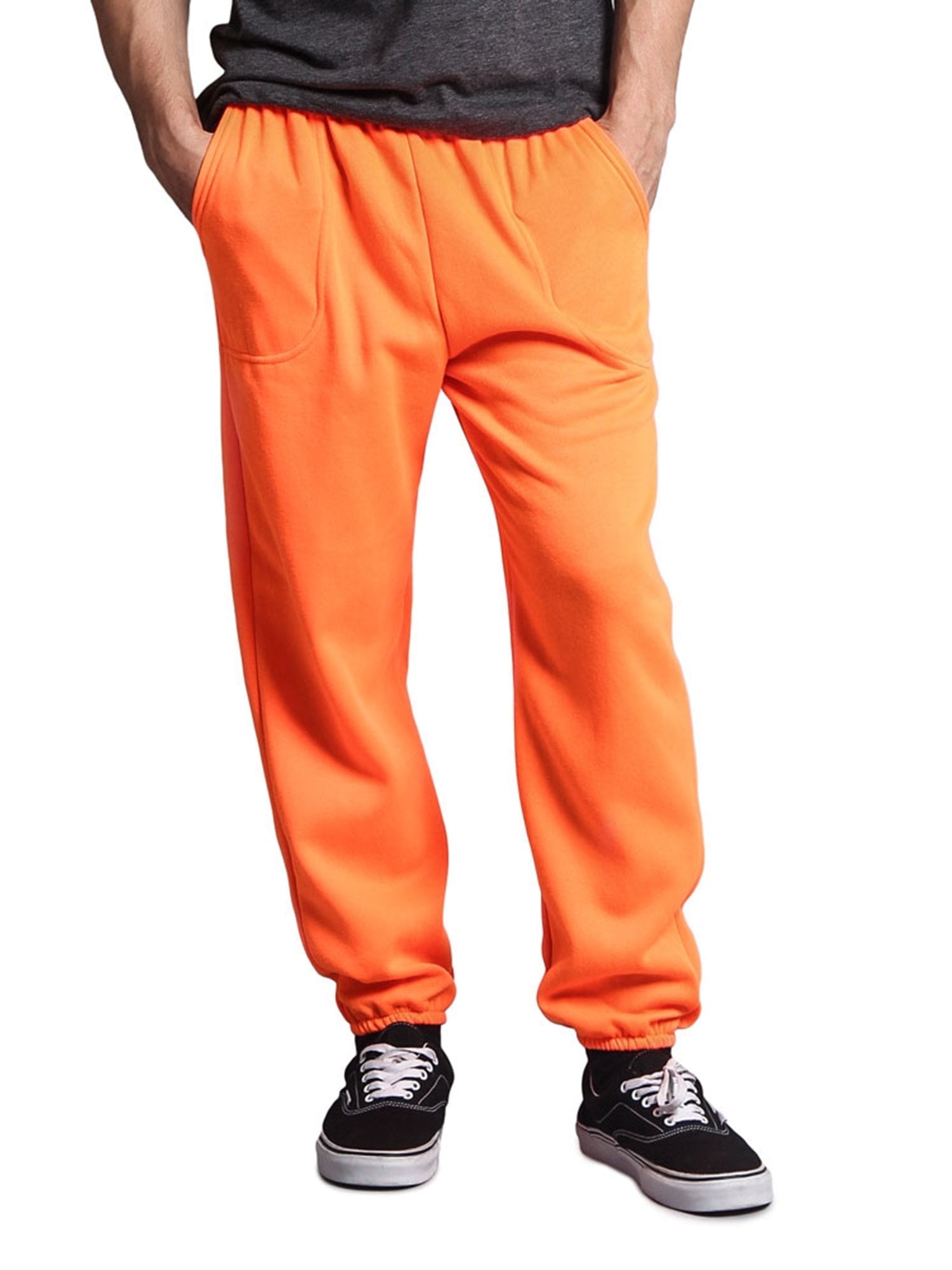 Men's Basic Fleece Jogger Sweatpants with Pockets, Up to 5X - Walmart.com