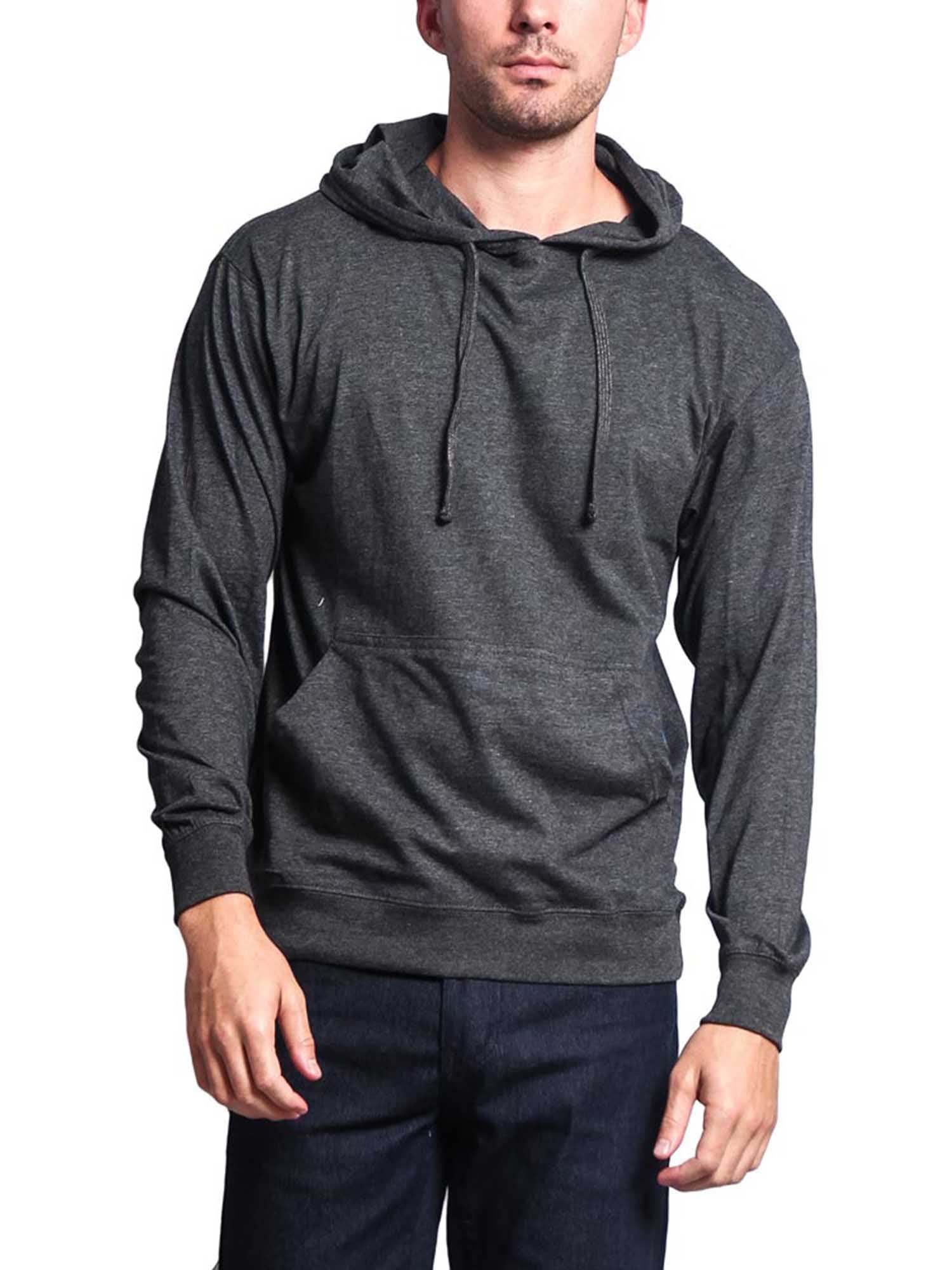 G-Style USA Men's Lightweight Cross-Dyed Pullover Hoodie Sweatshirt ...