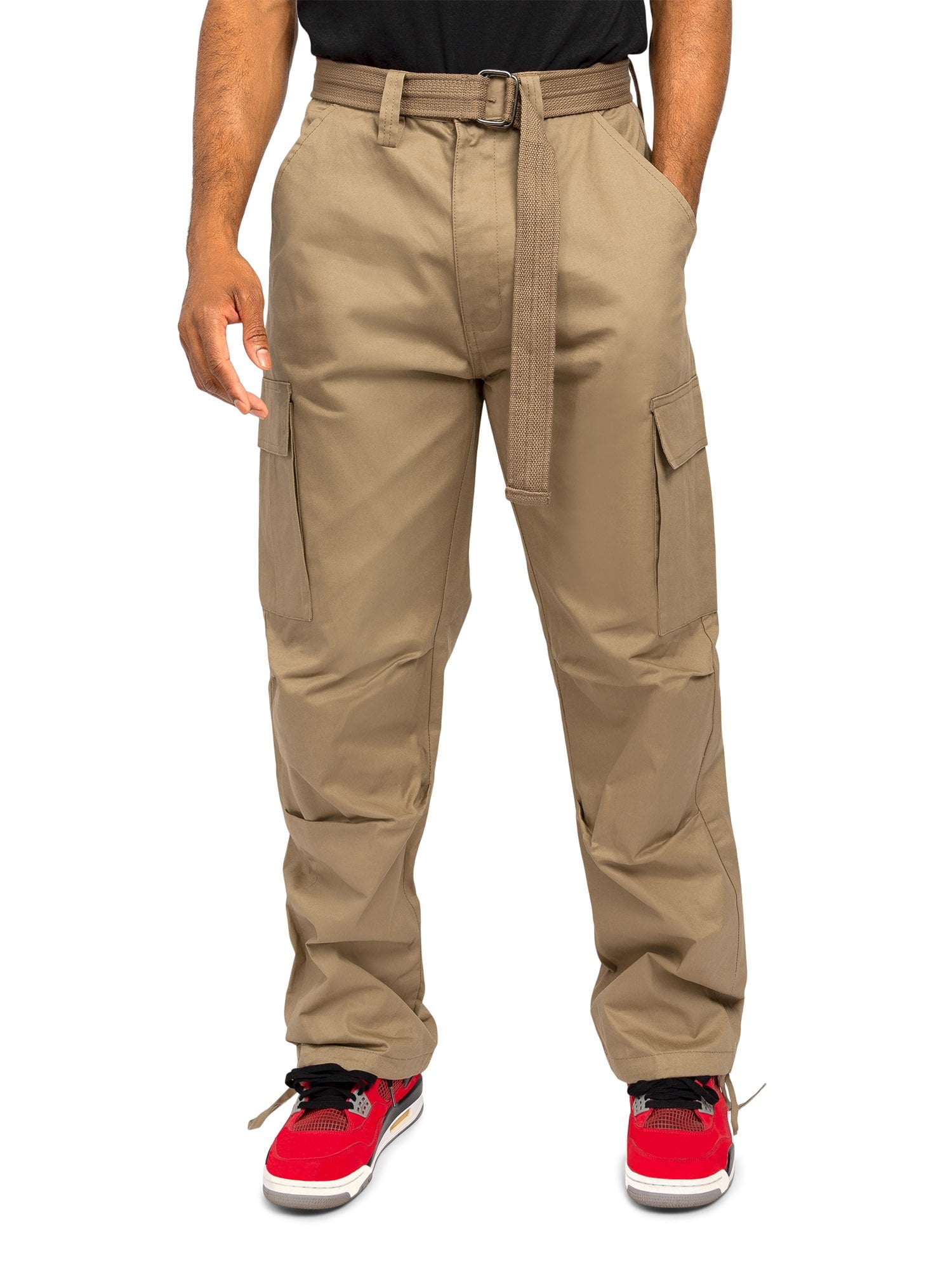 G-Style USA Men's Relaxed Straight Fit Work Cargo Pants 6CP01 - Khaki ...