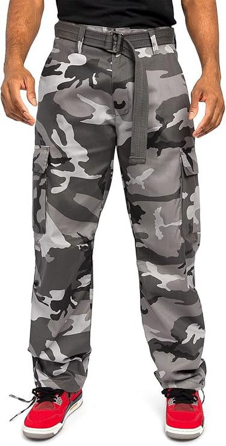 G-Style USA Men's Relaxed Straight Fit Work Cargo Pants 6CP01 - New ...