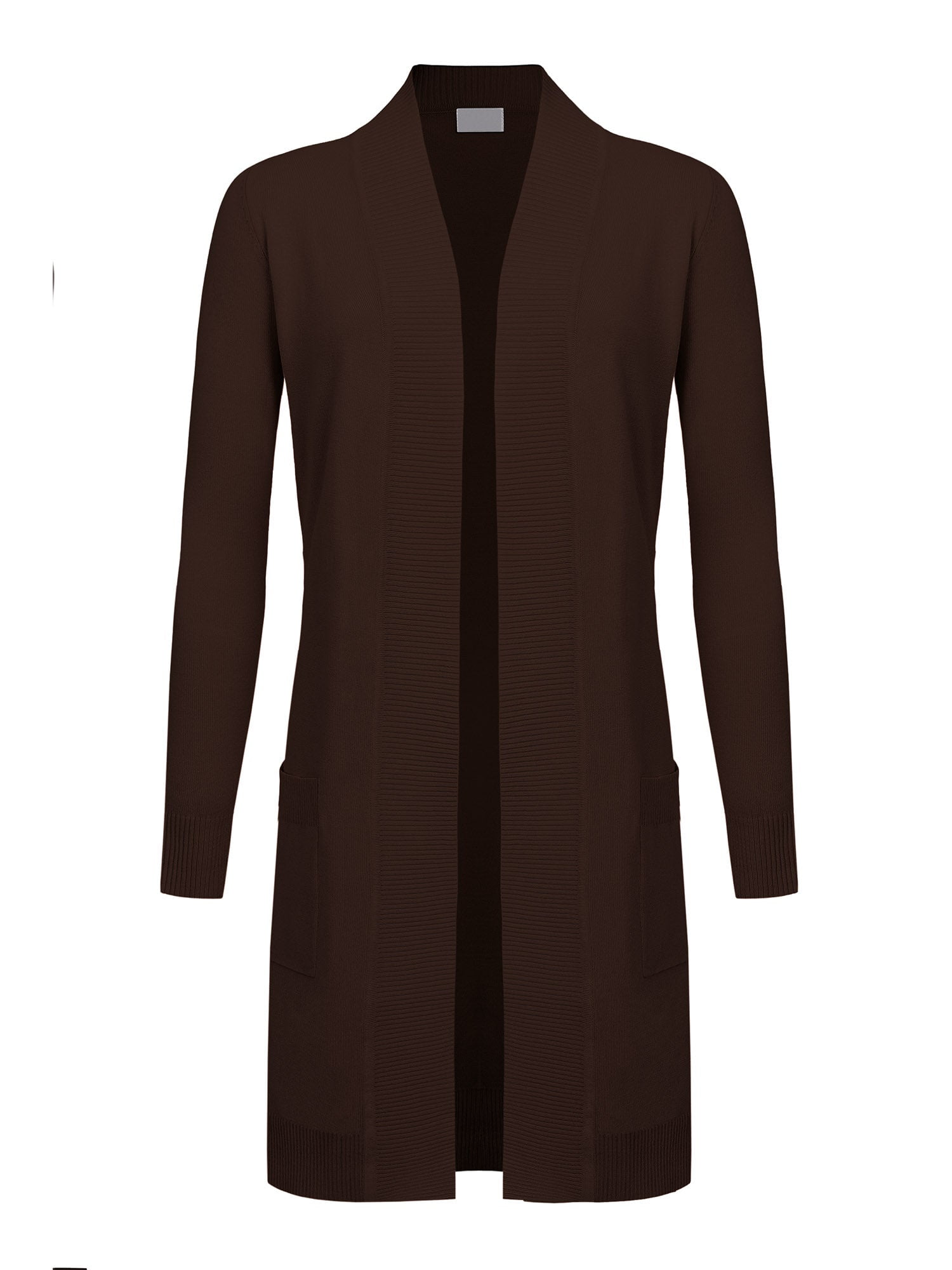 G-Style USA Women's Casual Viscose Knit Open Front Long-Line Cardigan ...