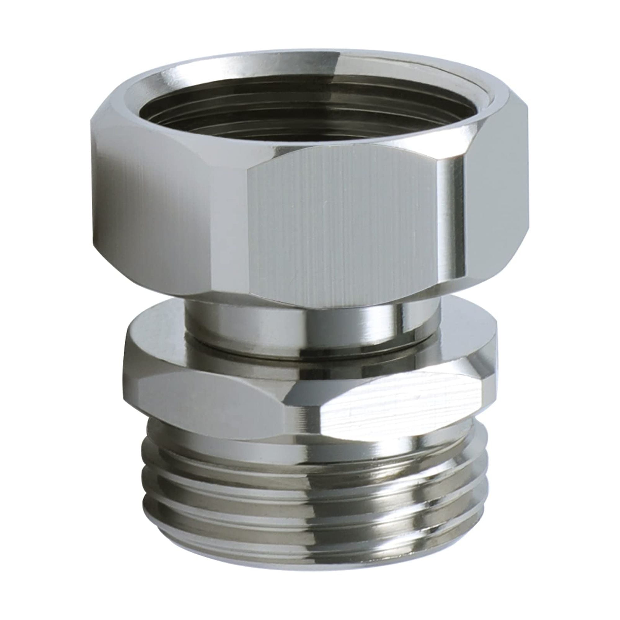 G-Sunny Garden Hose Swivel Adapter, 3/4" GHT Solid Brass Hose ...