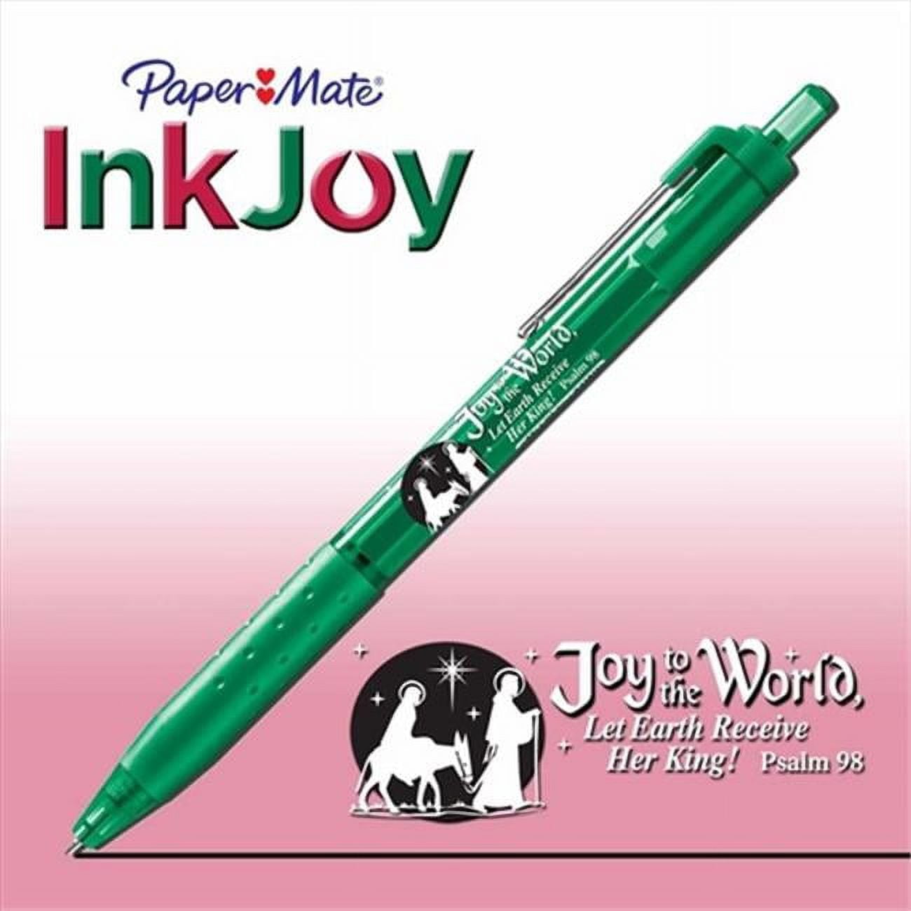 G T Luscombe 11564X Pen C Paper Mate Inkjoy Joy To The World Green ...