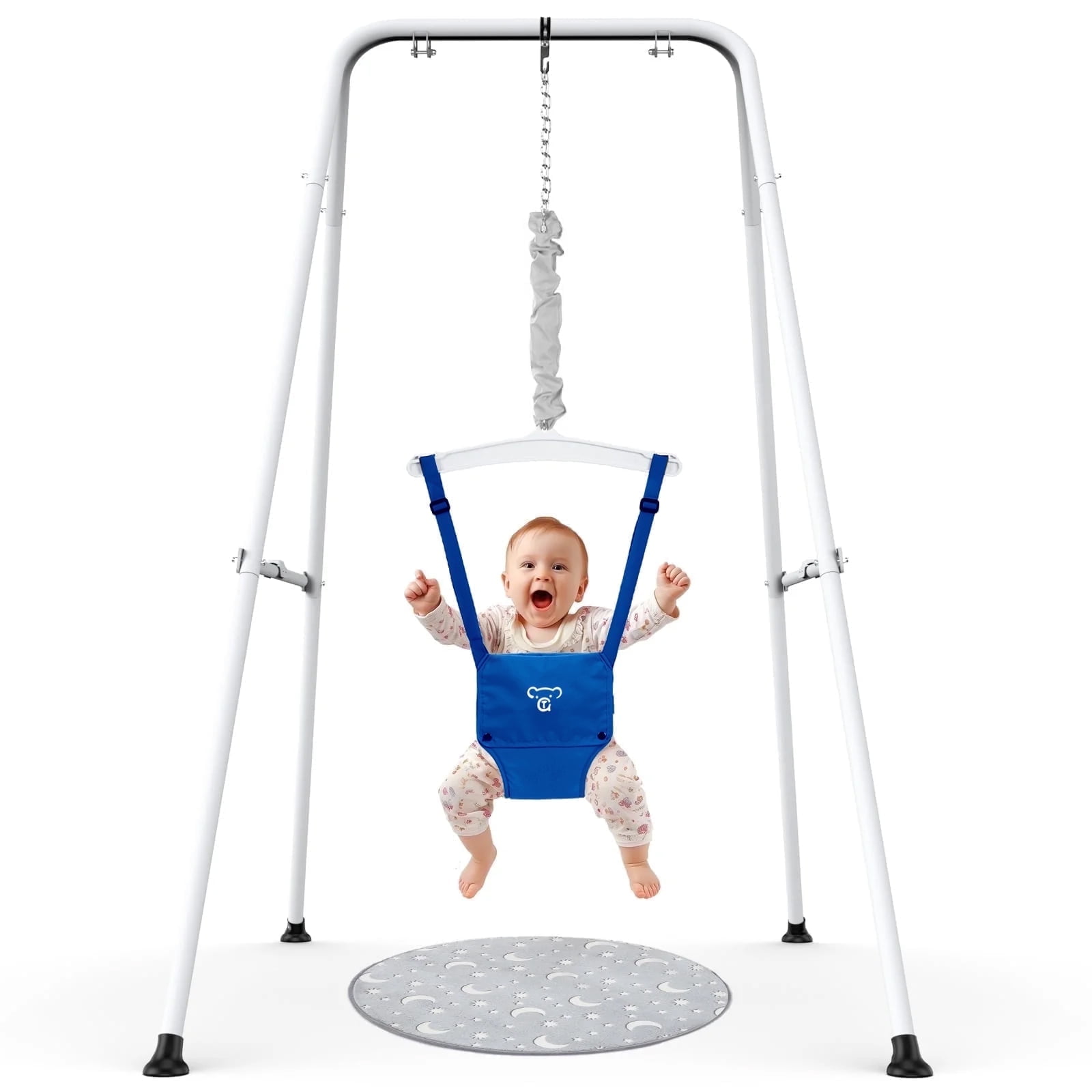 G TALECO GEAR Baby Jumper with Stand, Portable Baby Bouncers and ...