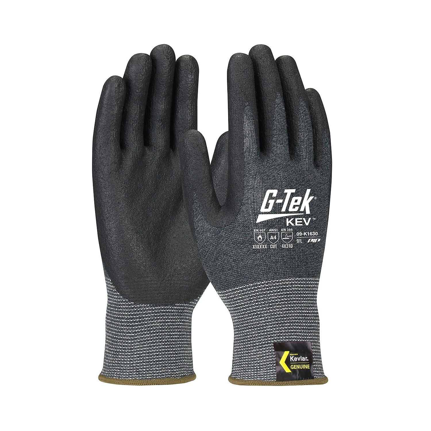 G-Tek KEV Gloves Kevlar Engineered Yarn Red 13 09-K1640/XL - Walmart.com