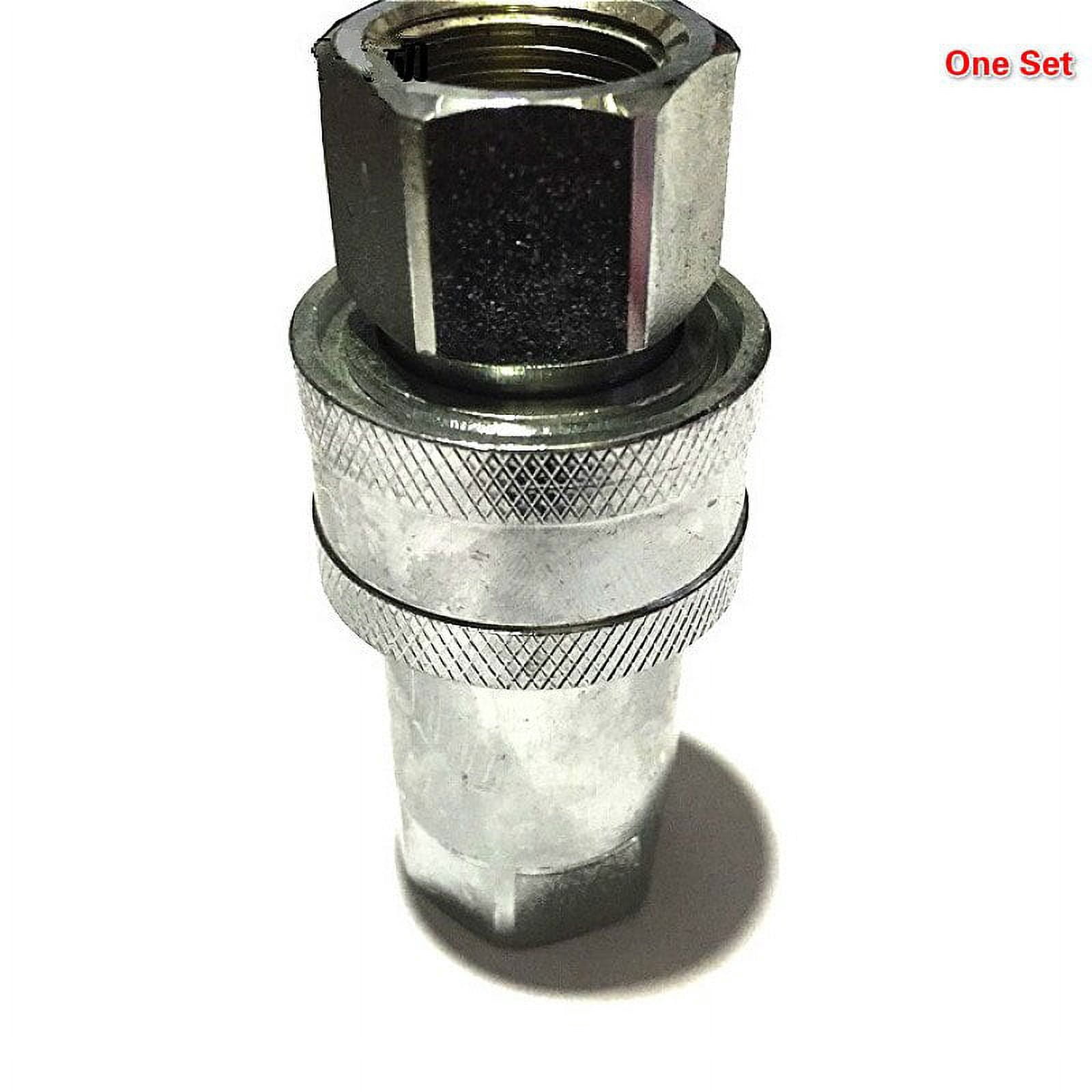 G Thread / Metric High Pressure Tubing Hydraulic Quick Coupler Self ...