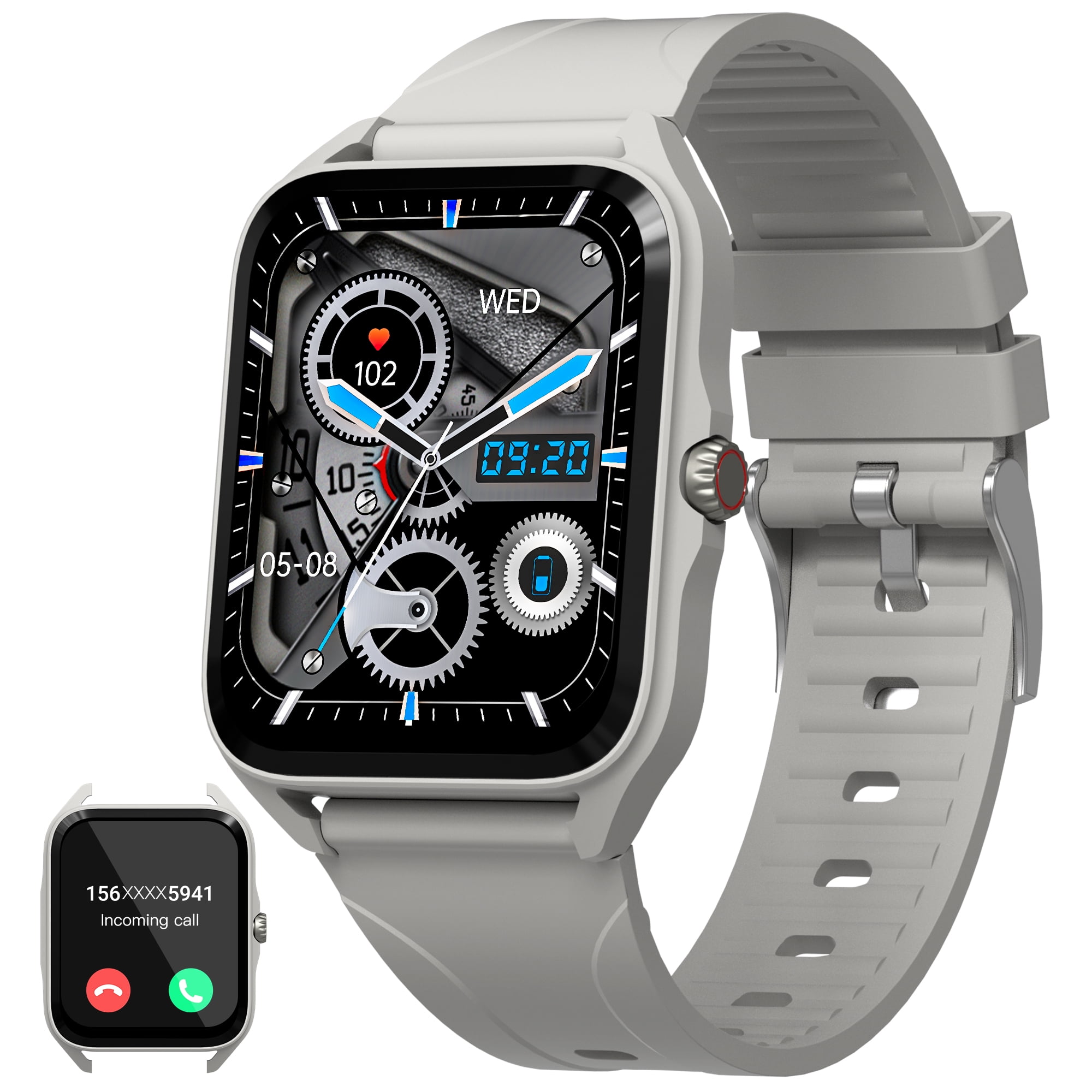 G-Tide Q1 Smartwatch for Men & Women, Bluetooth Calls, Text, Answer ...