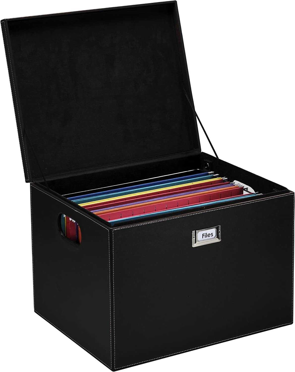 G.U.S. Hanging File Box | Decorative Hanging File Folders Storage Bins ...