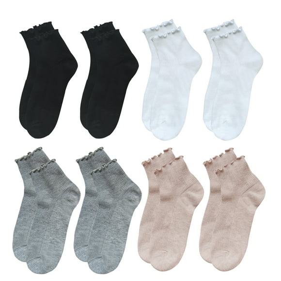 Ruffle Socks Women