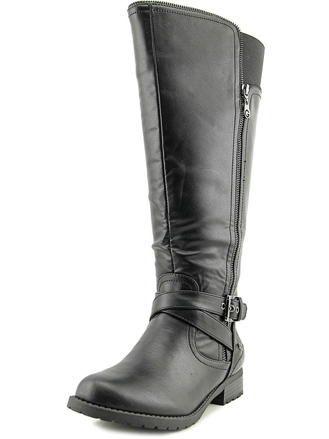 G by Guess Womens Halsey Round Toe Knee High Riding Boots - Walmart.com
