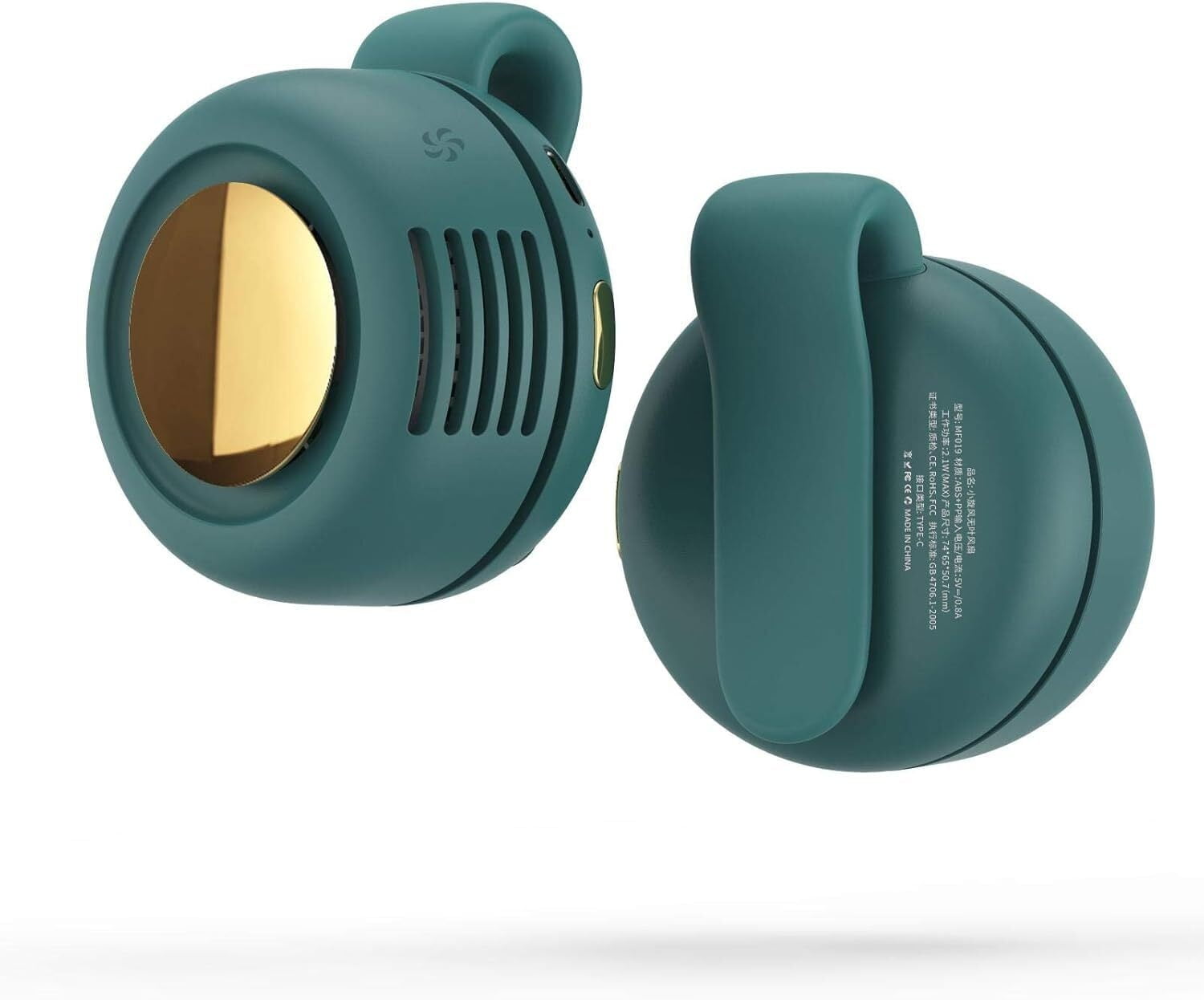 Géneric Small Clip Fan, 3 Speeds Portable Silent Mini Bladeless Fan ...